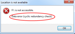 Fix Data Error (Cyclic Redundancy Check) in Windows