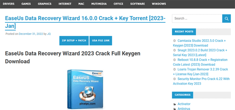 Get Activation Key for EaseUS Data Recovery Wizard Free 18.1