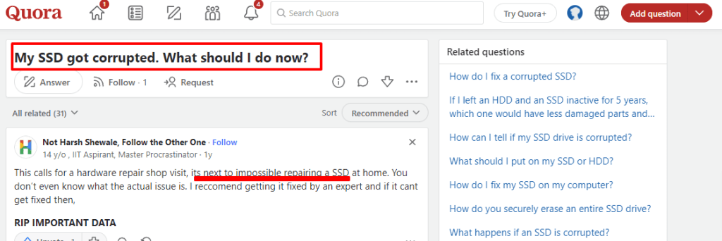 How To Recover Data From Corrupted SSD - SSD Data Recovery