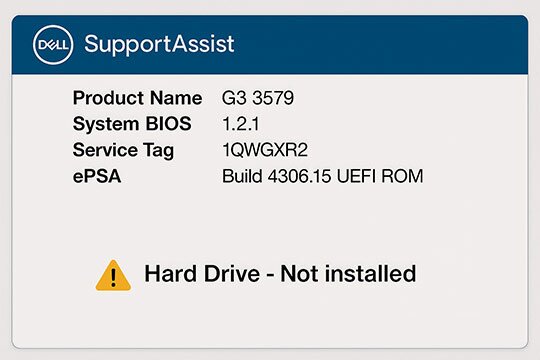 Troubleshooting "Dell Hard Drive Not Installed" Error [2025]